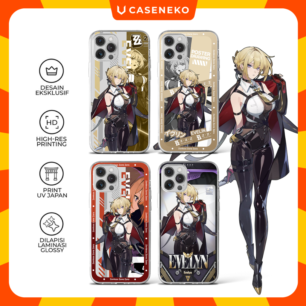 HP Casing Evelyn Zenless Zone Zero ZZZ Hoyoverse Game Custom Phone Case ...