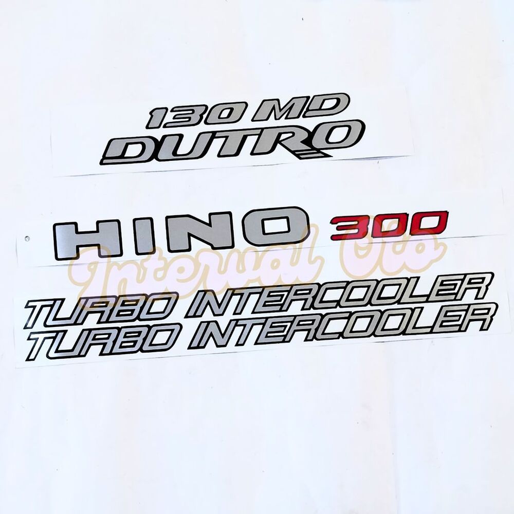 Hino 300 130 MD Dutro and Turbo Intercooler Body Sticker | Shopee ...
