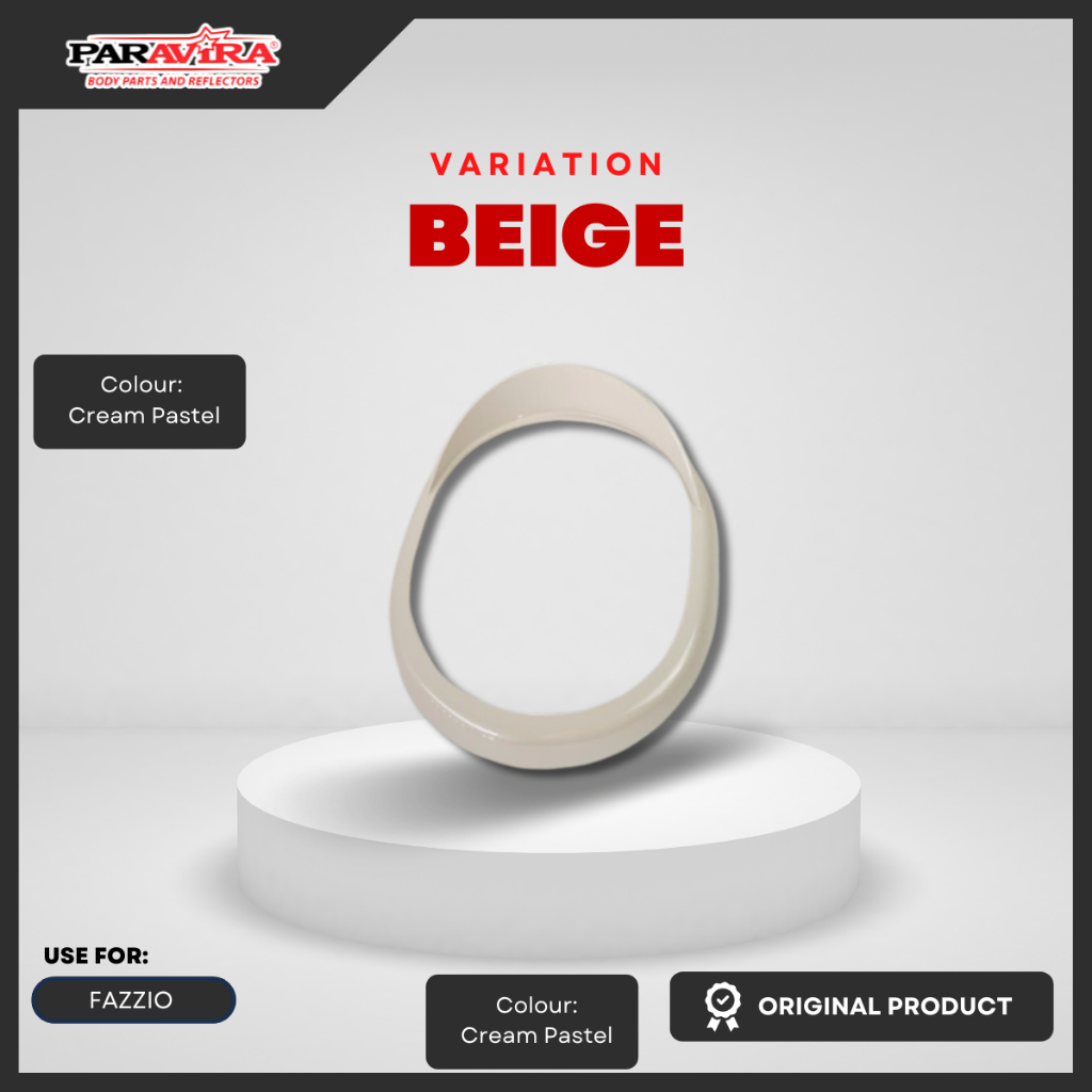 Fazzio Cream Pastel Beige Export Quality Visor | Shopee Philippines