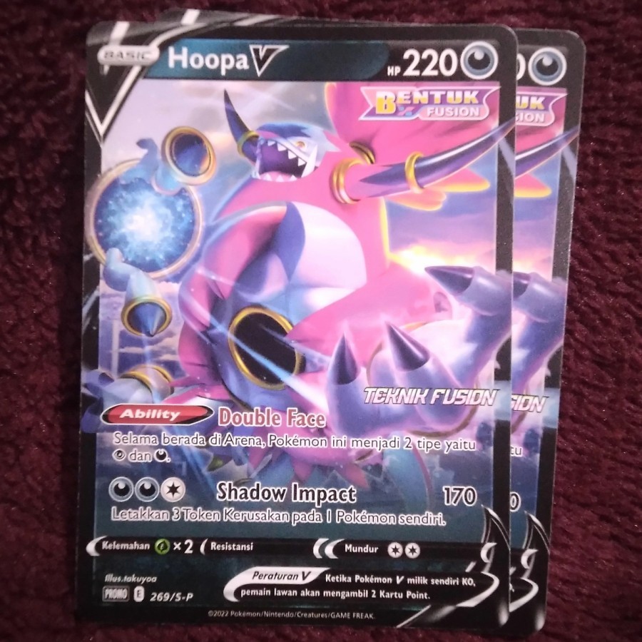 Hoopa V Fusion Techniques 269/SP - Pokemon TCG Indonesia | Shopee ...