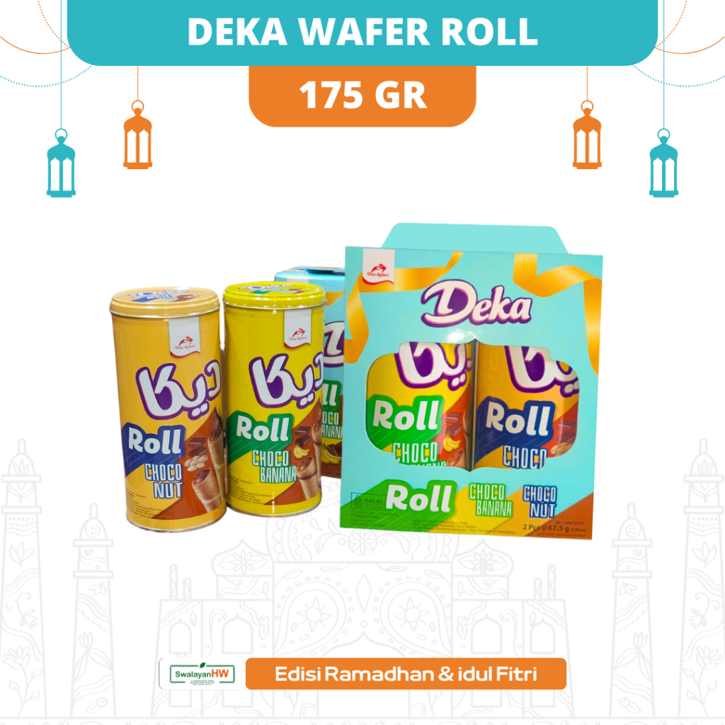 Deka WAFER ROLL GIFT BOX CONTENTS 2 @87.5g [175g] l CHOCO BANANA ...