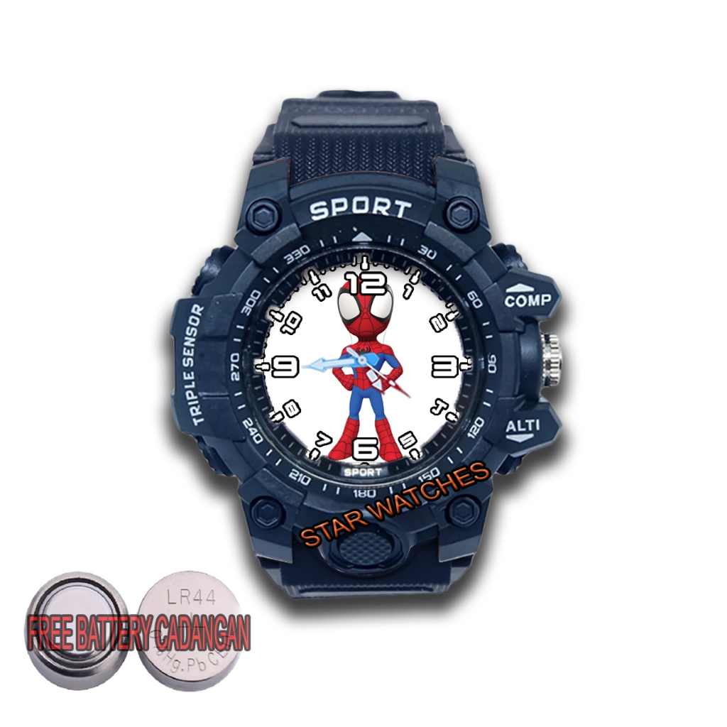 Latest Spidey 02 Character Sport Watch for Boys with FREE Spare Battery ...