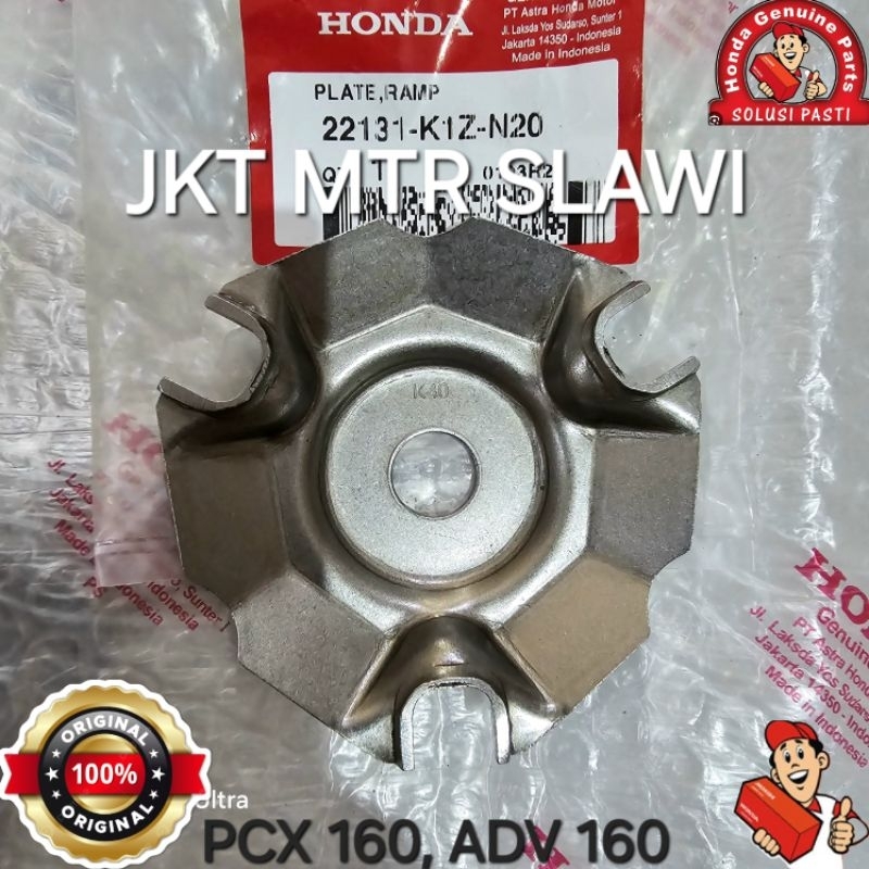 22131 K1Z N20 plate ramp roller housing plate pcx 160 adv 160 sylo 160 ...