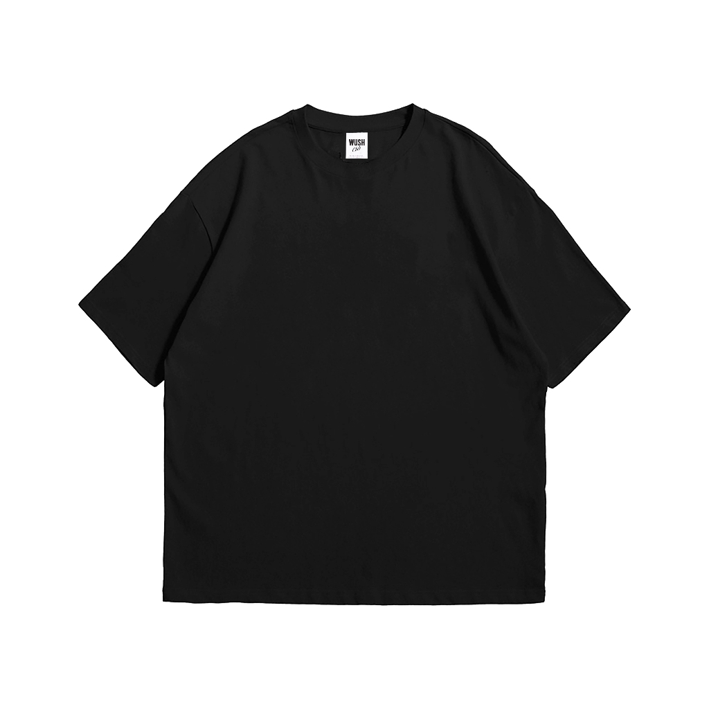 HITAM Wush CLUB OVERSIZED T SHIRT BASIC BAJU KAOS POLOS DISTRO OVERSIZE ...