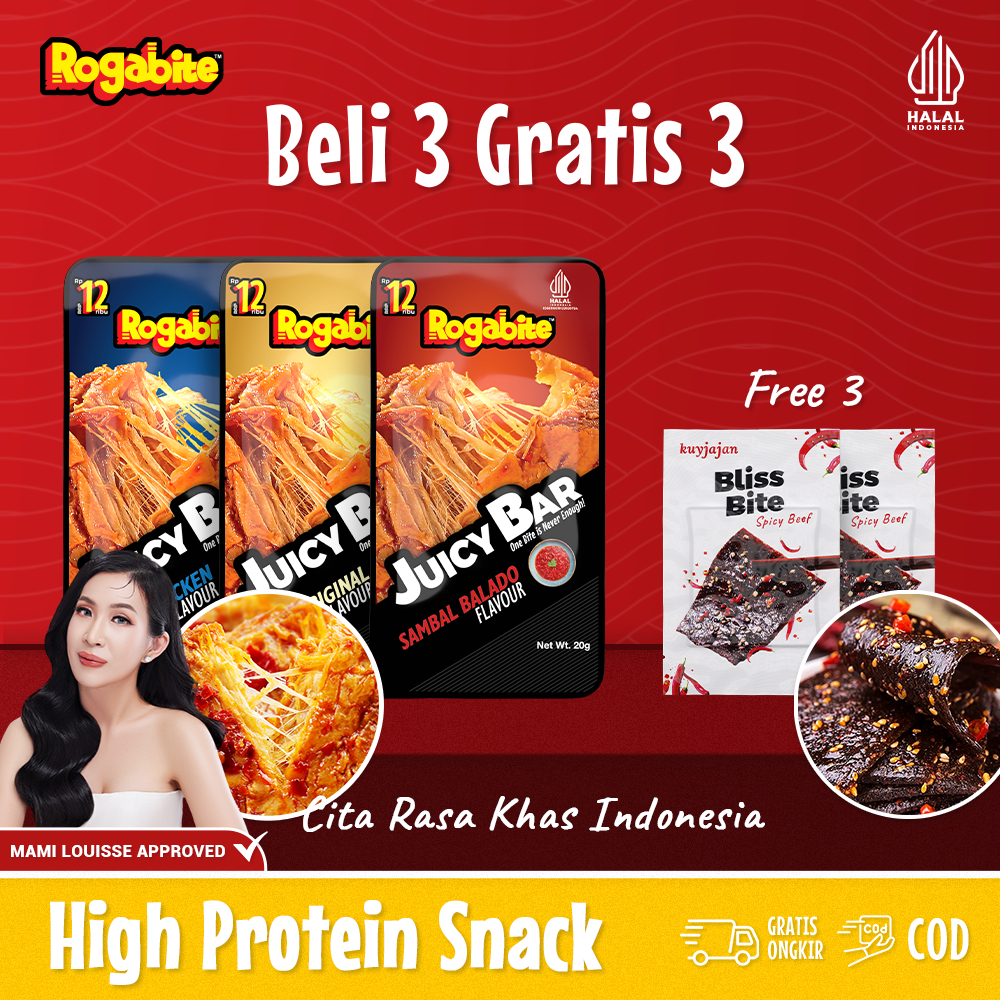 Rogabite x Mami Louisse - [Halal] [Buy 3 Free 3] Juicy Bar Free Bliss ...