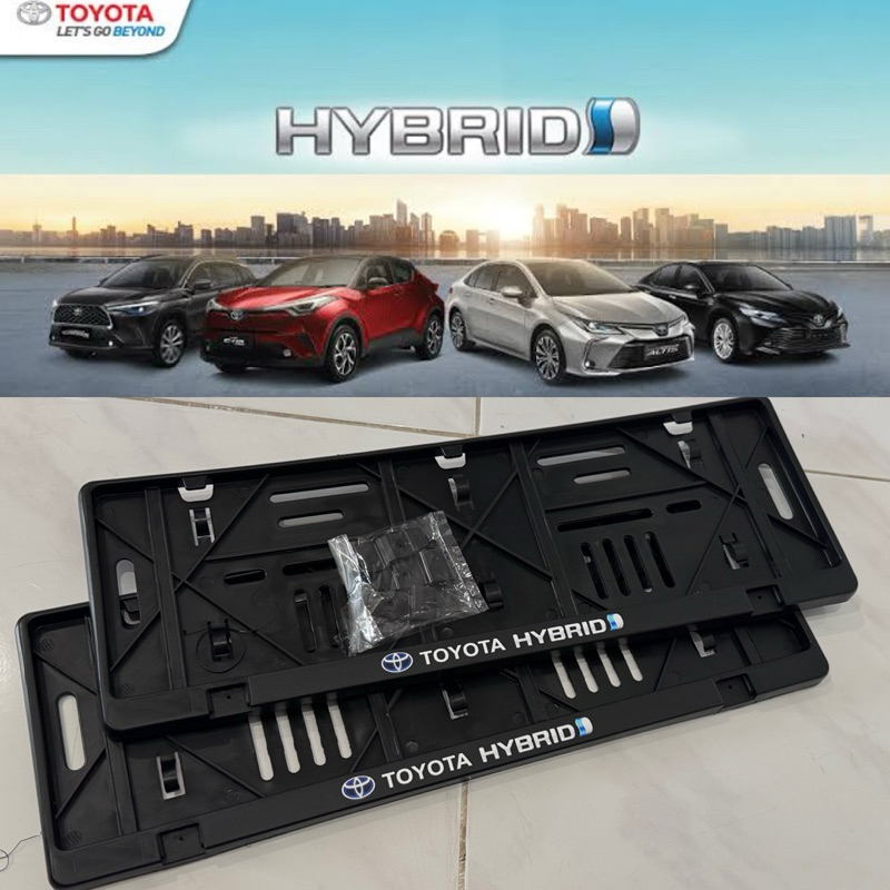 Toyota Hybrid Car Number Plate frame | Shopee Philippines