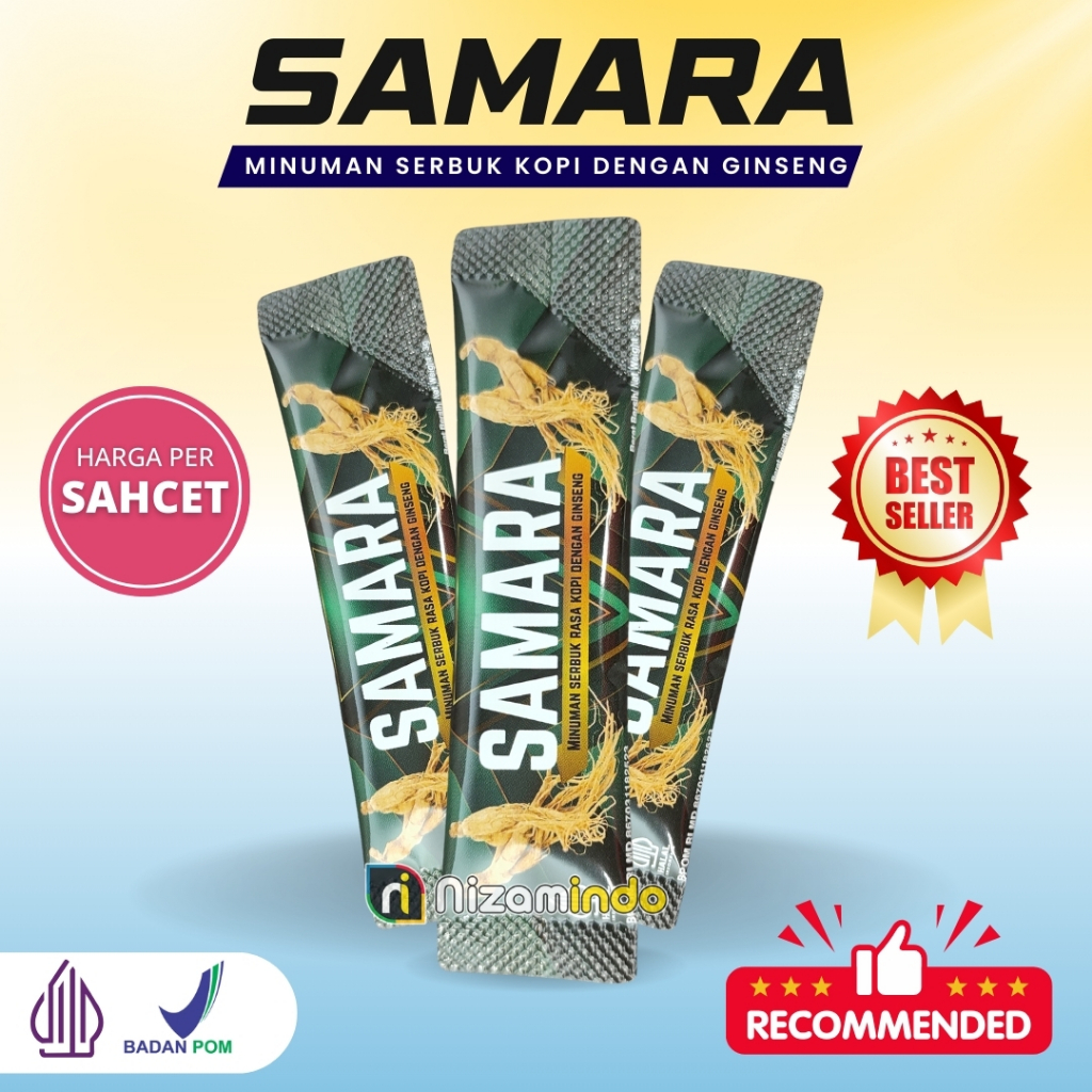 Samara Man / Coffee Powder Drink with Ginseng in Sachet packaging ...