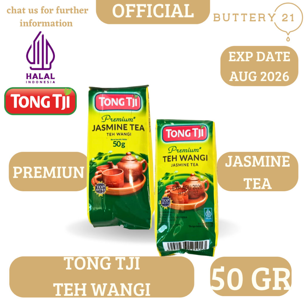 Tong TJI PREMIUM WANGI TEA 50 GR/JASMINE TEA/Drinker TEA/ JASMINE ...