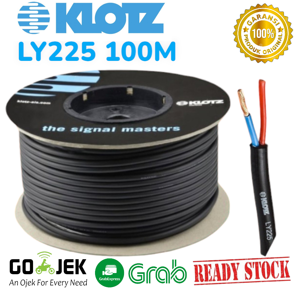Kldz SPEAKER CABLE LY 225 METERS - KLOTZ LY225 AUDIO CABLE ORIGINAL ...