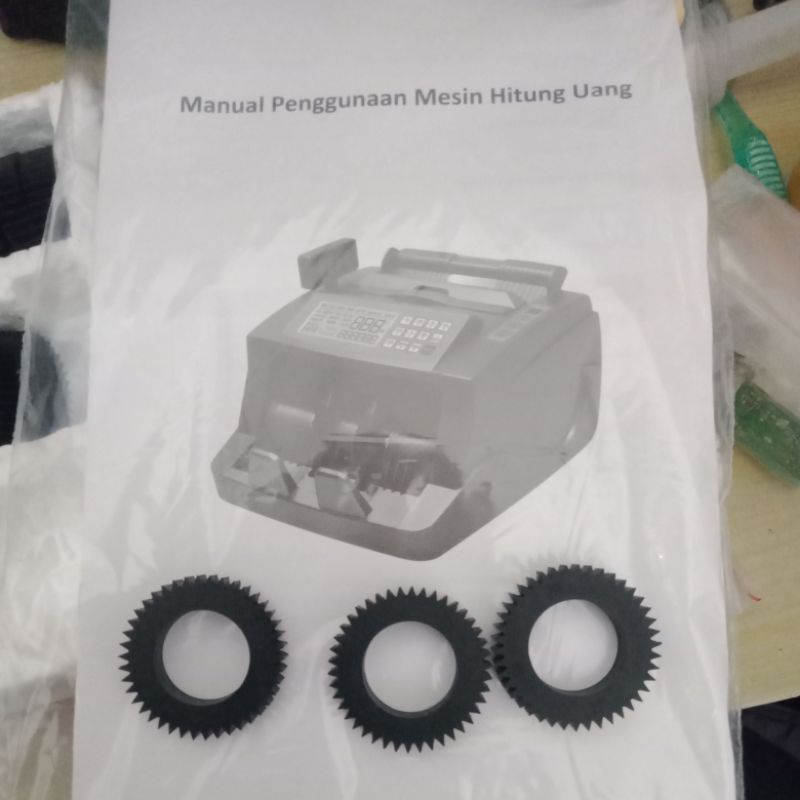 MESIN Feed ROLLER Money Counting Machine | Rubber Money Counting ...
