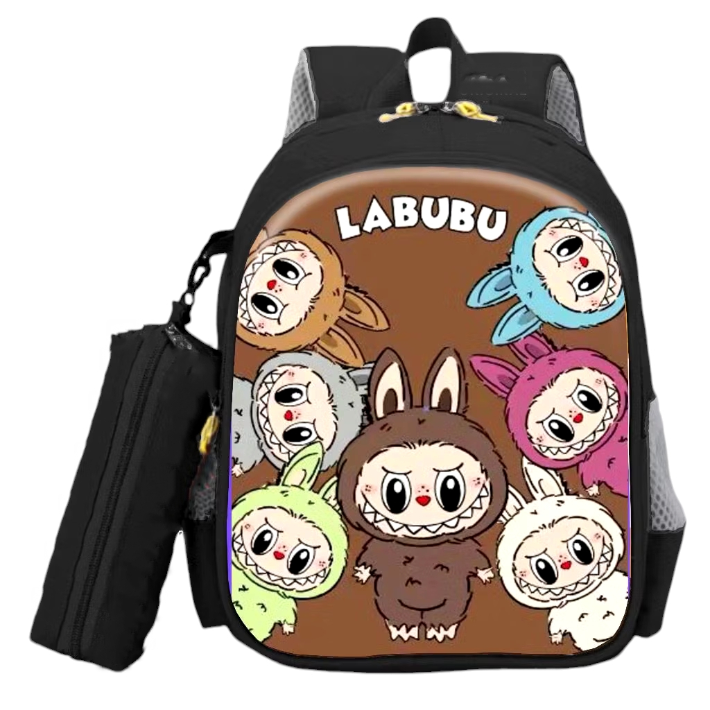 Viral Labubu Children's Backpack Labubu Character Bag for PAUD ...