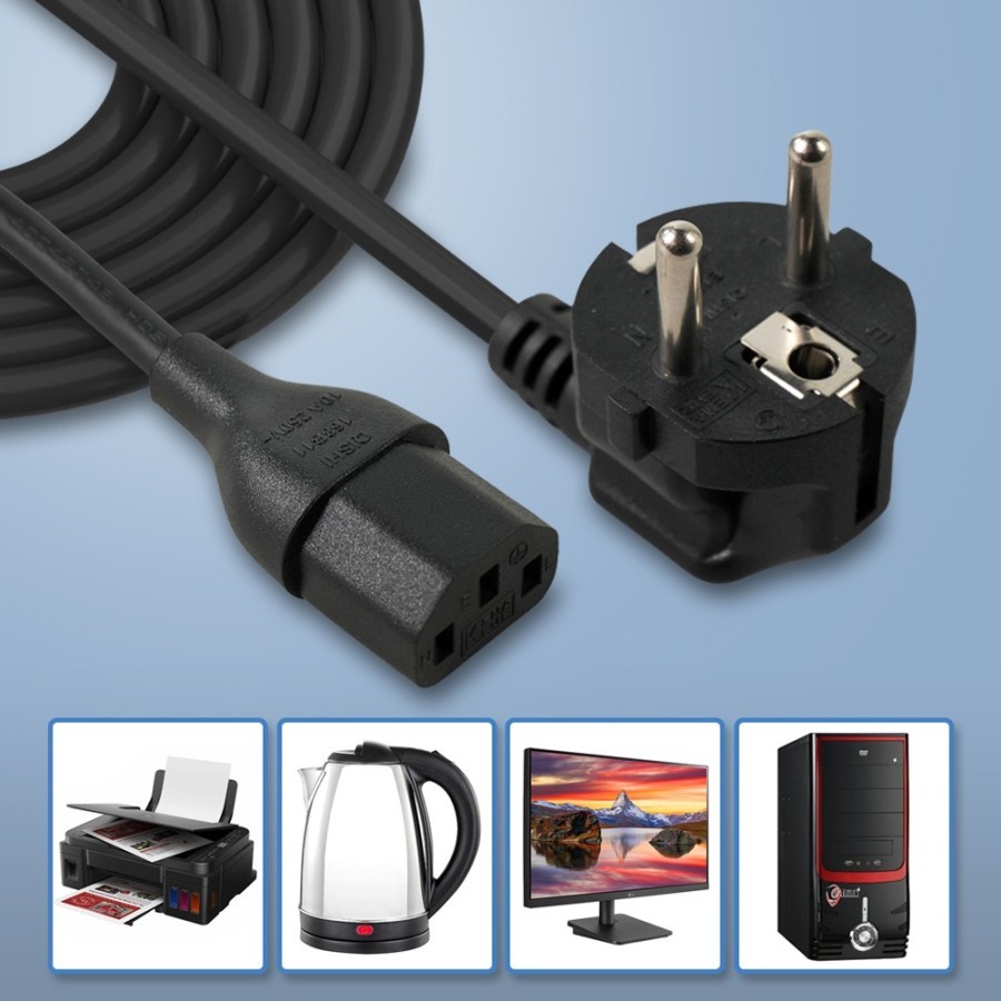 1.8m Desktop CPU Power Cable/Power Supply Cable 3pin 1.8M Power Supply ...