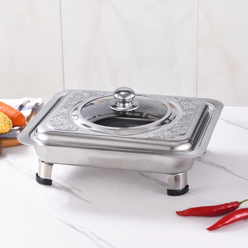 Buffet Lid Combination Lid Set Stainless Serving Container/Buffet ...