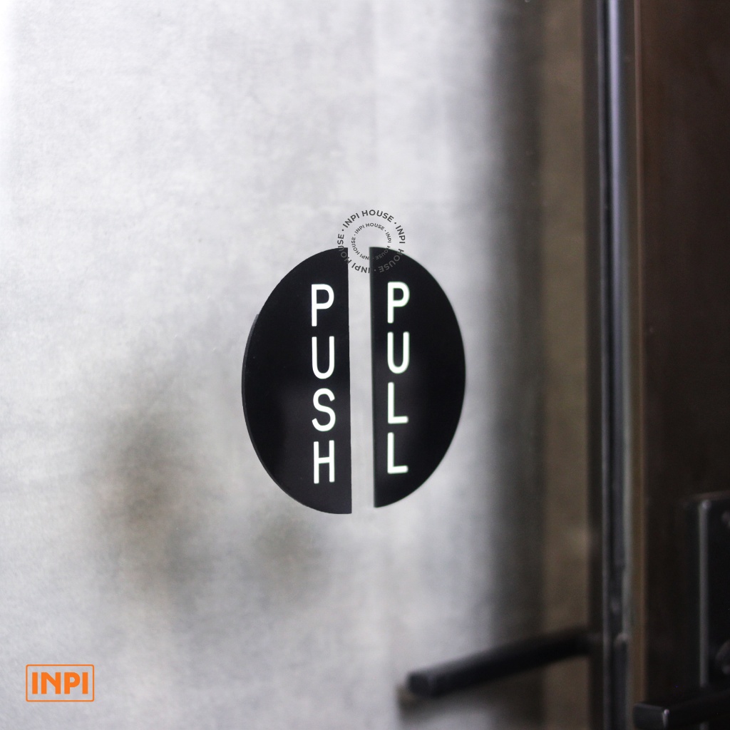 Push Pull Acrylic Sign Door Door Sign Board - INPI House | Shopee ...