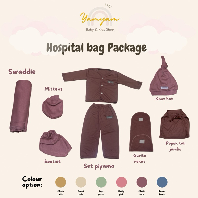 Yamyam | | Hospital bag package newborn swaddle package set savings ...