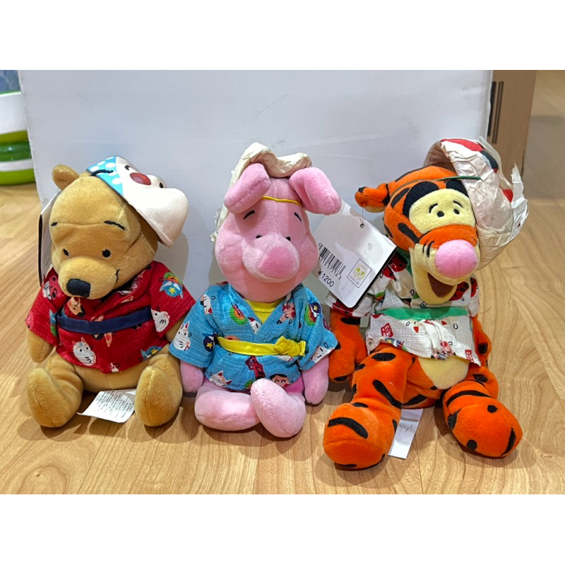 Winnie The Pooh Doll Original Disney Japan Take All - 3pcs | Shopee ...