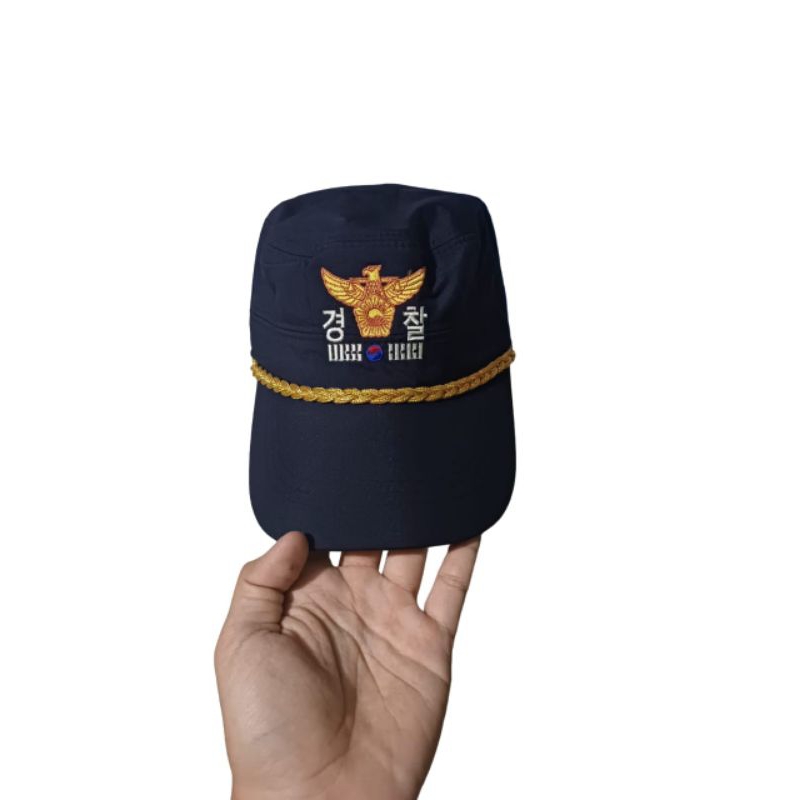 Patrol Caps Korean Police Field Hat Inner Wool Material for Winter (2 ...