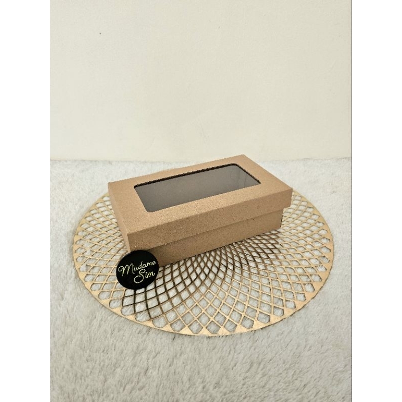 Bronis BROWNIES BOX - CAKE BOX - BOX BOLU 22x12x7 - Window (Content ...