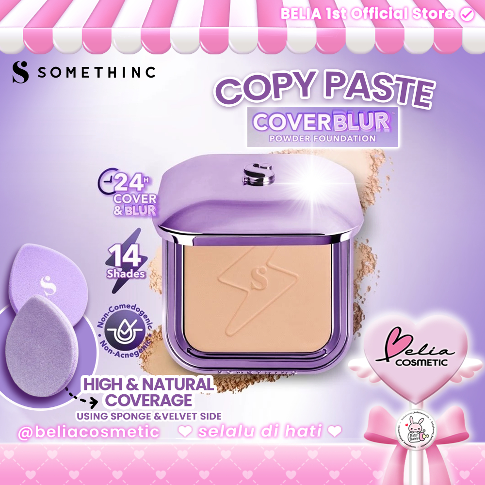 BELIA SOMETHINC Copy Paste COVERBLURTM Powder Foundation 12g | Two Way ...