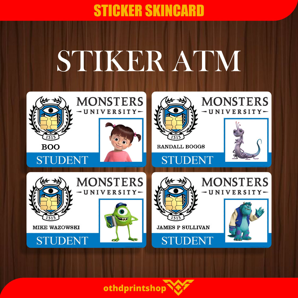 Atm Skincard Sticker Emoney Etol Flazz Sticker Card Sticker BCA Mandiri ...