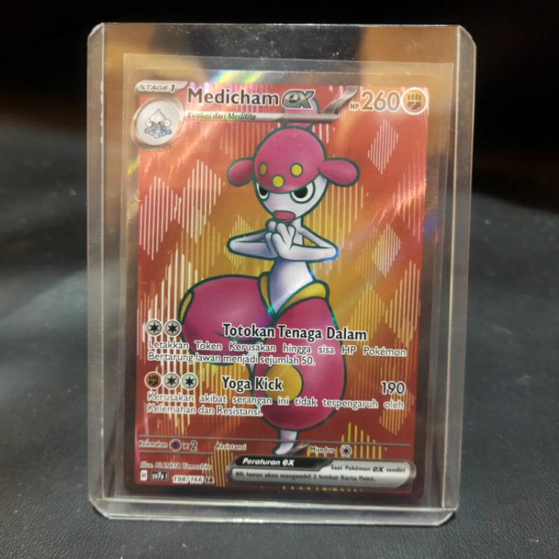 Pokemon TCG Indobesa Medicham ex sv7s 198/166 SR original | Shopee ...