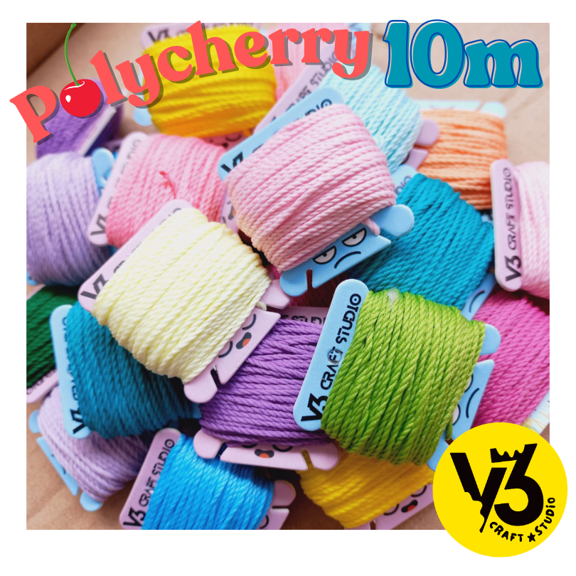 [ Repack @10 Meters ] Onitsuga Polycherry Knitting Yarn | Shopee ...