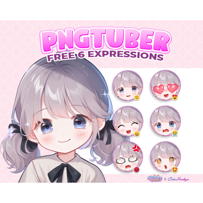 Make Your Live Streaming More Charming with Unique PNG Tuber, Expression Virtual Persona ...