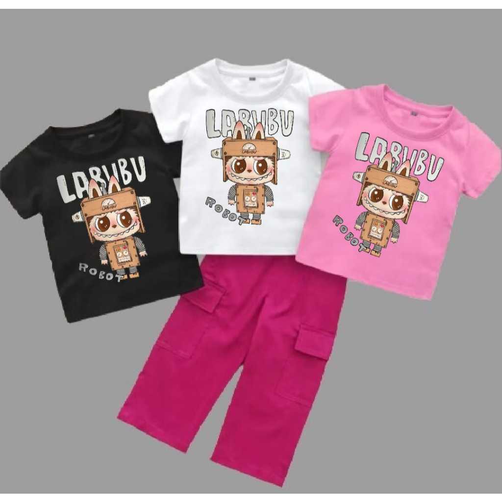 One set for girls aged 1-12 years with Labubu motif 1 // one set for ...