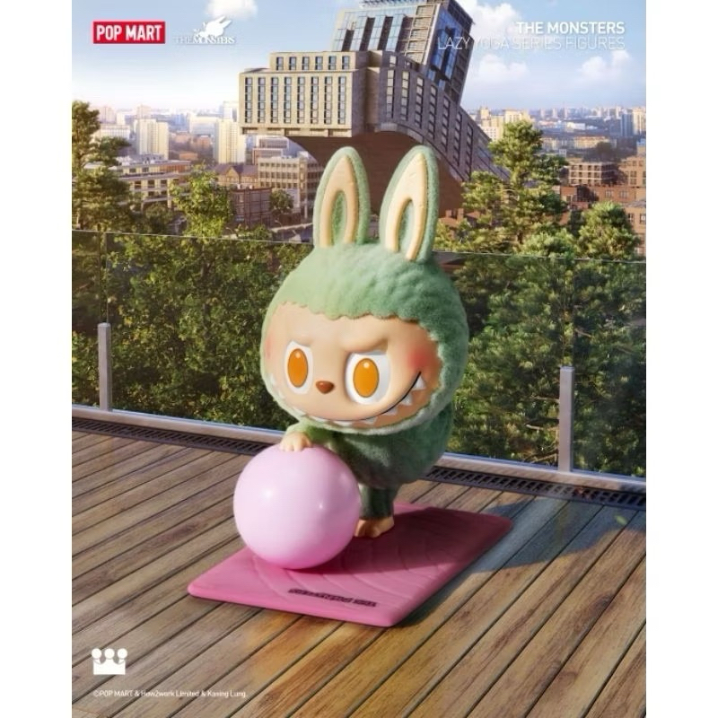 Pop MART THE MONSTERS Lazy Yoga Series Figures Blind Box | Shopee ...