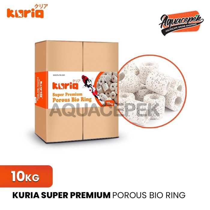 10kg Curia BIO RING POROUS/BIO RING PREMIUM/KOI Pond FILTER | Shopee ...