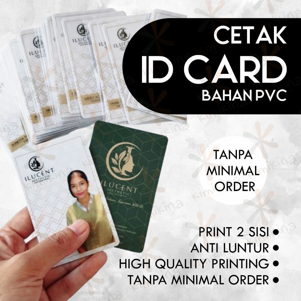 Print CUSTOM PVC ID CARD/KTA/ID CARD/NAME TAG | Shopee Philippines