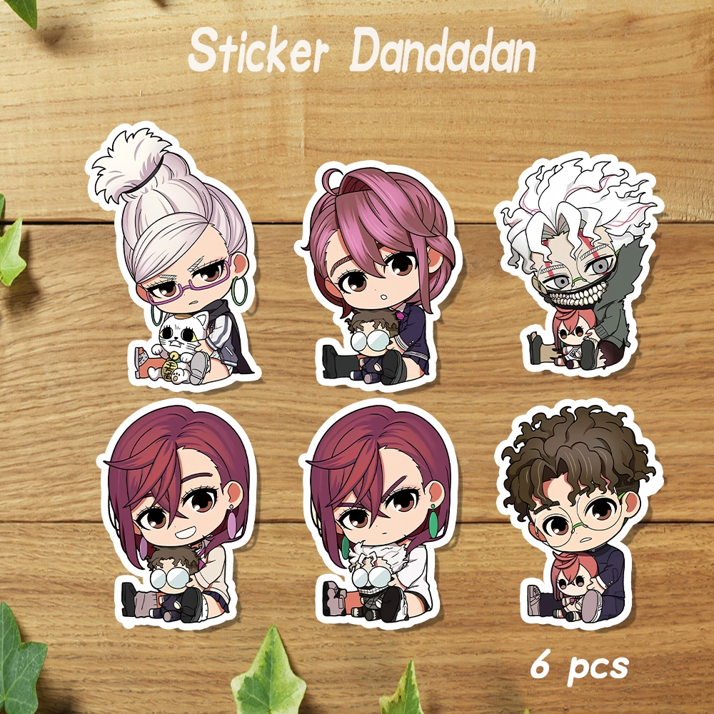 Anime Dandadan Stickers / Sticker Pack Momo Ayase and Da Dan | Shopee ...