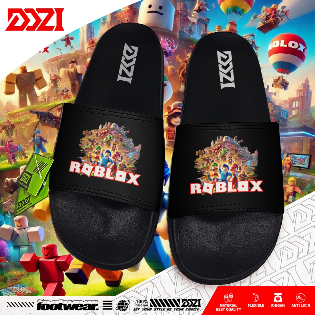 Cool ROBLOX kids slip-on sandals / viral slip-on sandals | Shopee ...