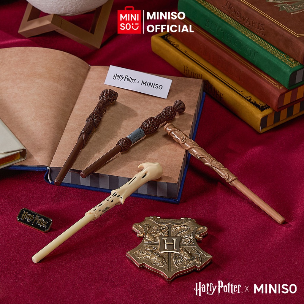 Miniso x Harry Potter Wand Surprise Box Ballpoint Pen Set Contains 1pcs ...