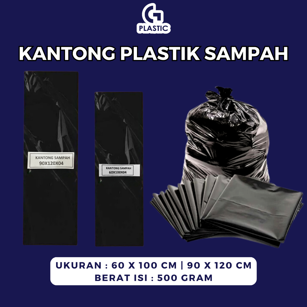 HITAM Plastic Trash Bags / Trash Bags / Trash Bags / Black Trash Bags ...