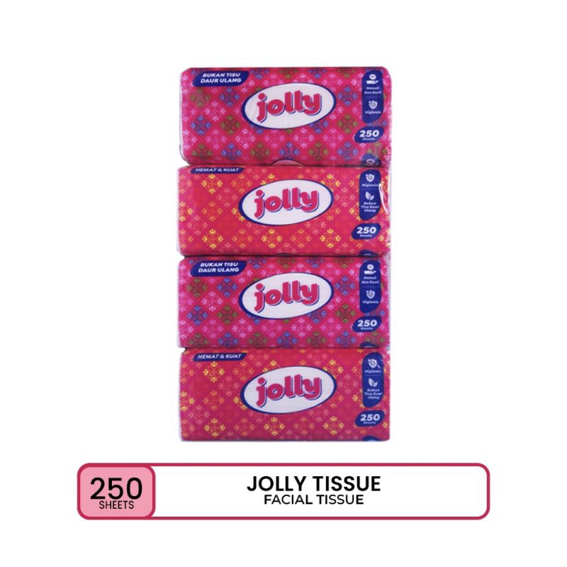 Jolly Tissue 250 Sheets 2 PLY | Shopee Philippines