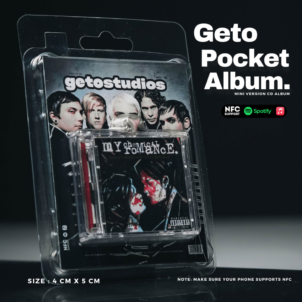 My Chemical Romance NFC Pocket Mini Album - Miniature CD Album Geto ...