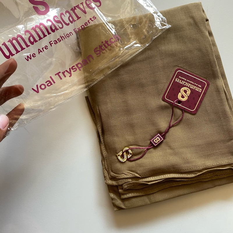 Umama tryspan stitch rectangular hijab/umama rectangular hijab/voal ...