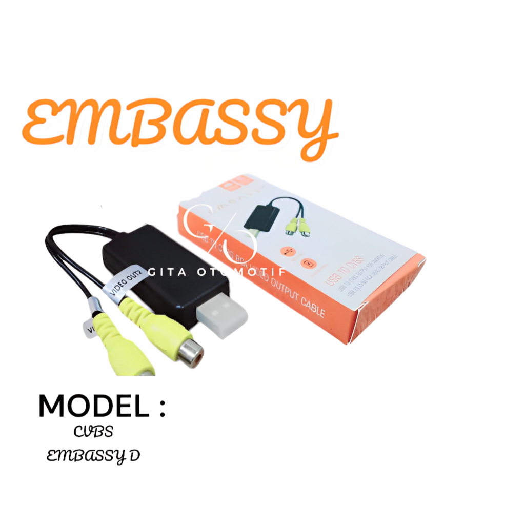 Android USB Video Embassy Out Head unit Dongle Adapter - RCA Jack ...