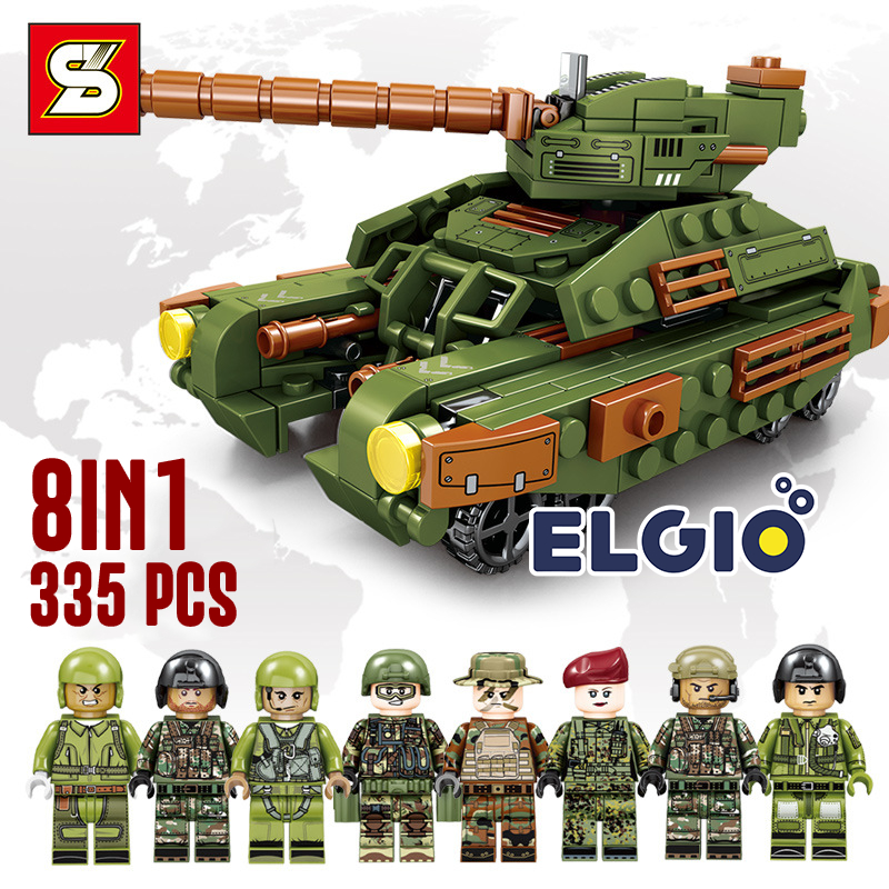 Warfare Army Survival Tank Bricks | Shopee Philippines