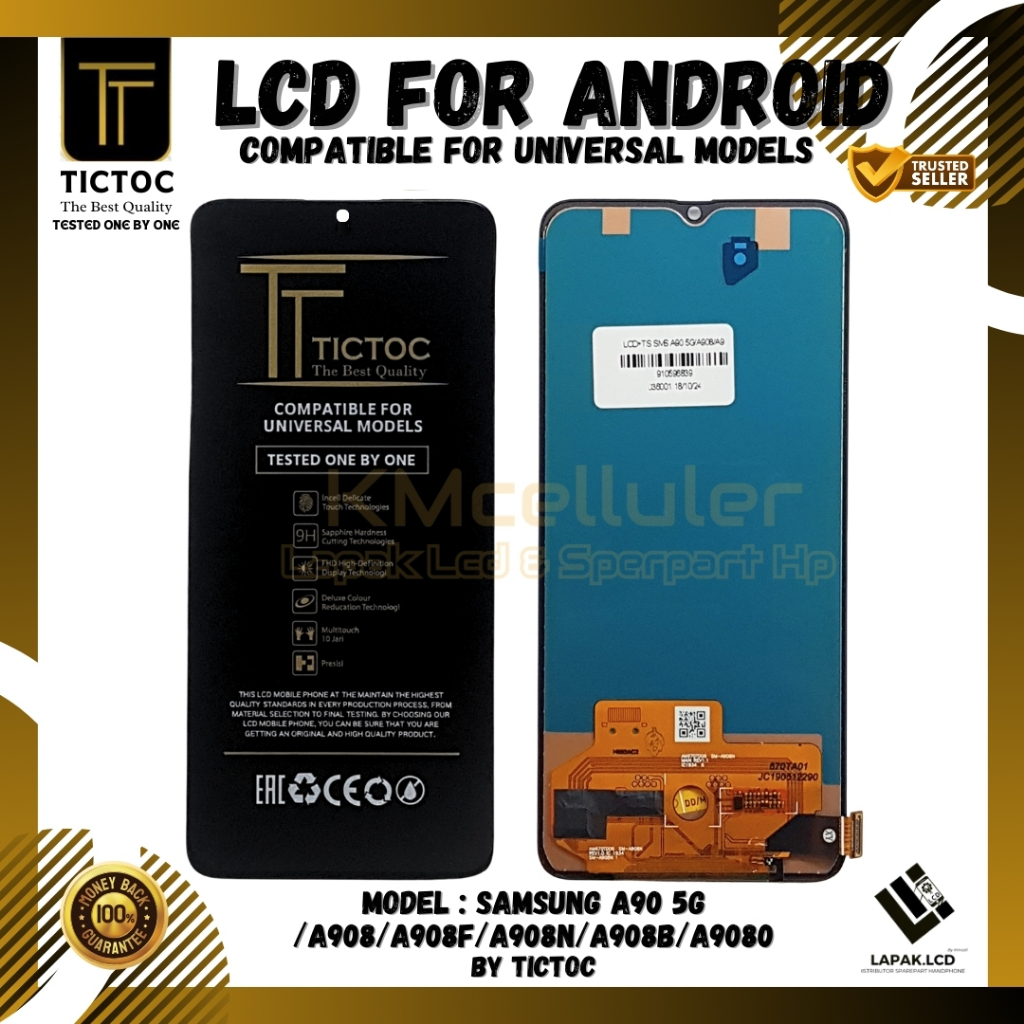 LCD Touchscreen SAMSUNG A90 5G/A908/A908F/A908N/A908B/A9080 Ori TICCTOC ...