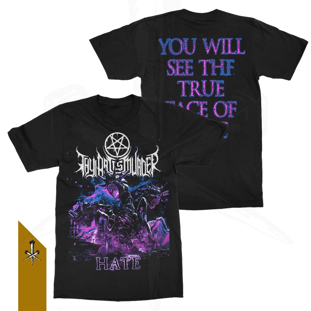 Metal Deathcore Music T-shirt THY ART IS MURDER 02 Tshirt Baju 100% ...