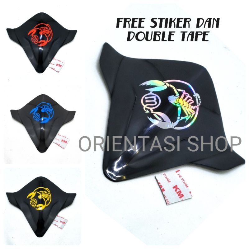 HITAM Free STICKERS AND DOUBLE TAPE BEAT ESP VISOR INSTALLATION 2017 ...