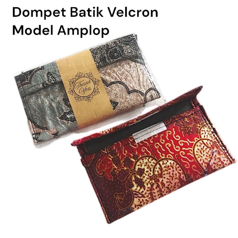 50pcs Velcro Batik Wallet Souvenirs 17x10cm Batik Envelope Style ...