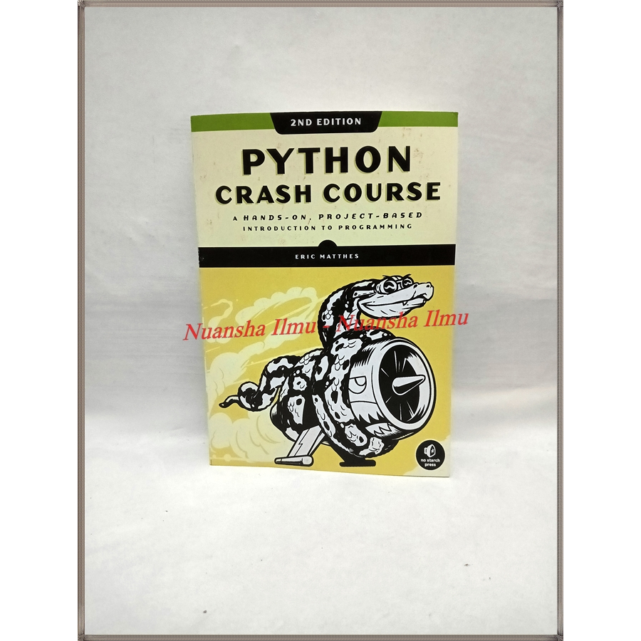 Python Crash Course 2nd Edition Book By Eric Matthes English Language