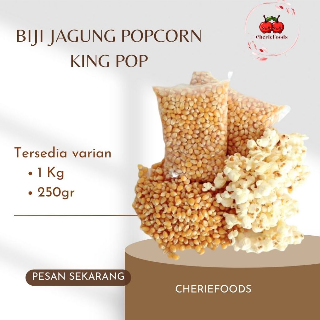 King pop / Kingpop Brand Raw Popcorn Corn Seeds | Shopee Philippines