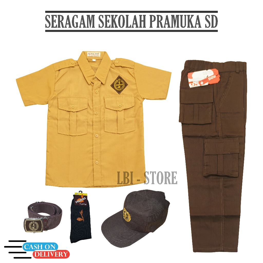Boy's Elementary School Scout Uniform Short Sleeve PDL Pants COMPLETE ...