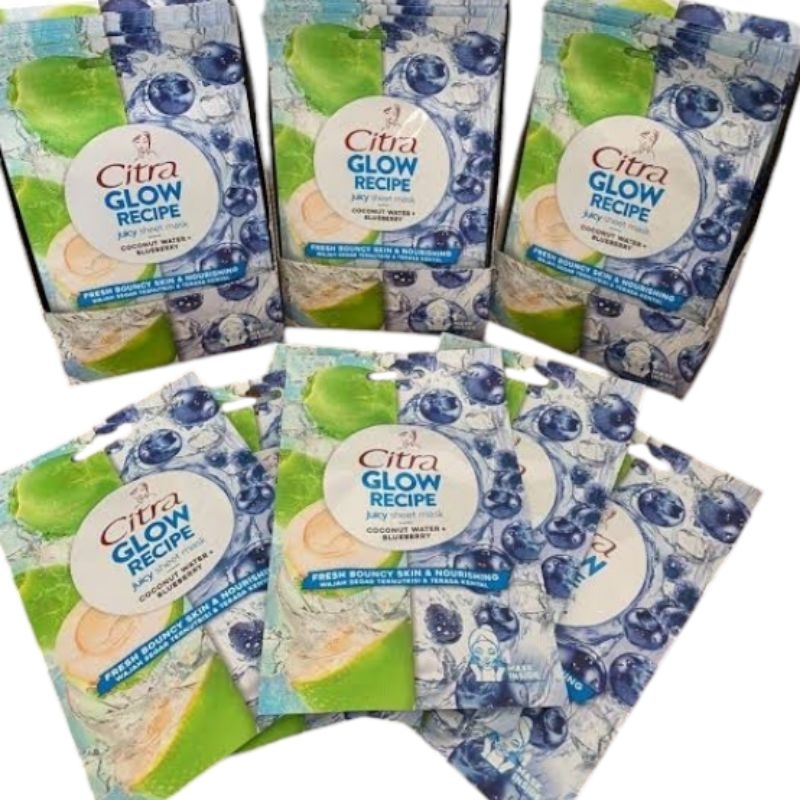 Citra Glow Recipe Juice Mask Savings Package 6 Pcs | Shopee Philippines