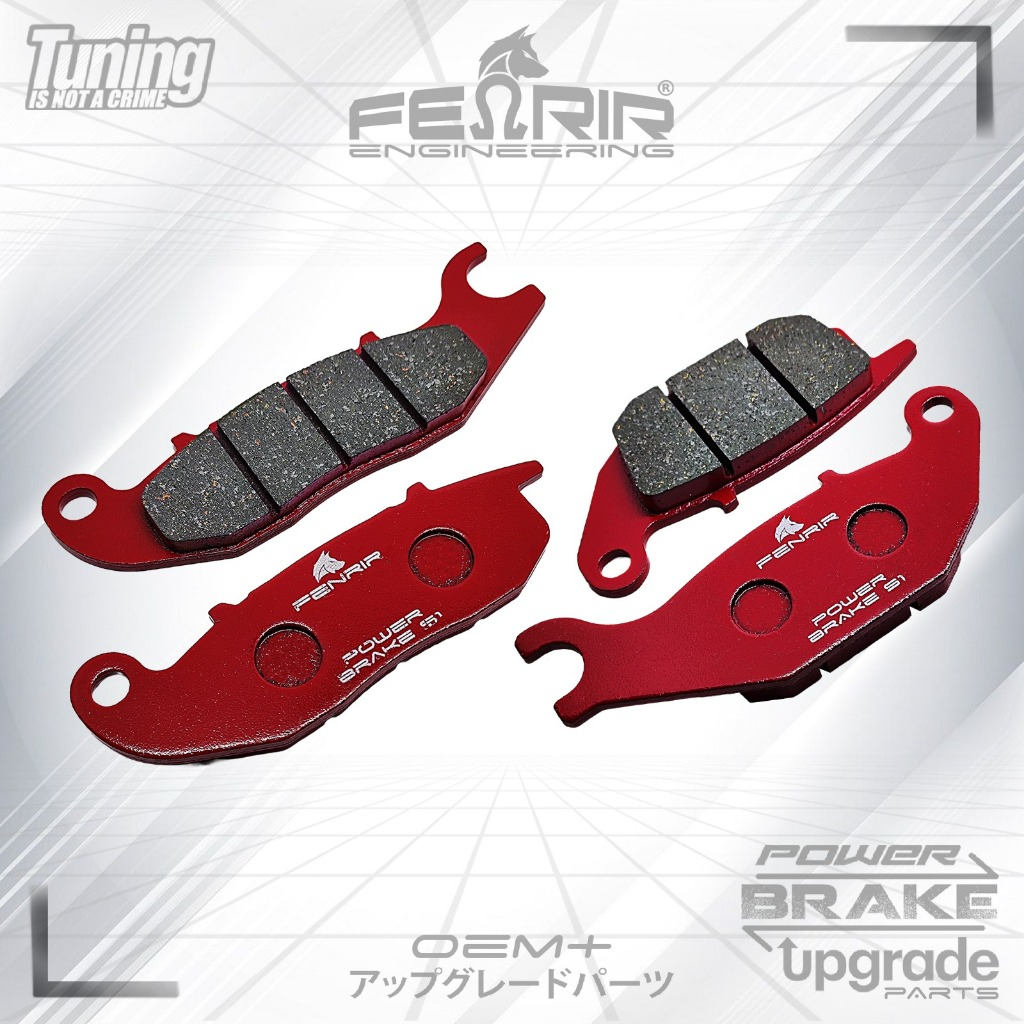 Tiger Revo Old Brake Pads 2006-2012 - Fenrir Power Brake Pakem and Soft ...