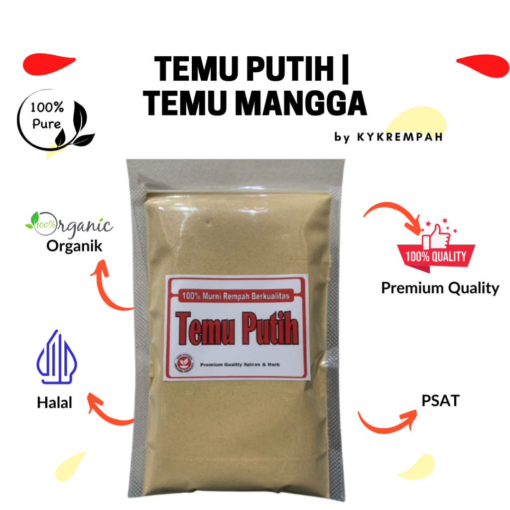 Temu Putih Temu Mango Powder [ 100 grams] Pure | Shopee Philippines
